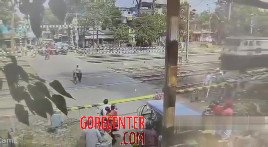 Hit by a train while running over the rails • GoreCenter