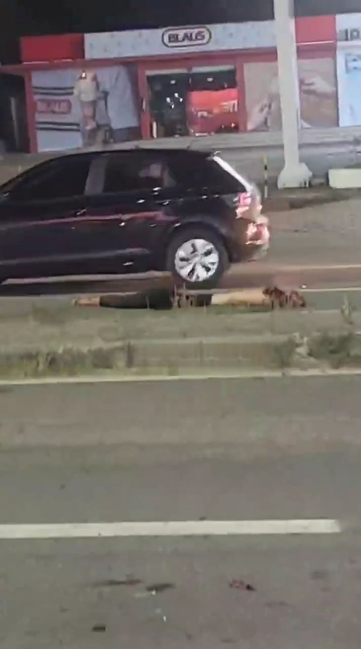 Motorcyclist split in half by streetlight pole • GoreCenter